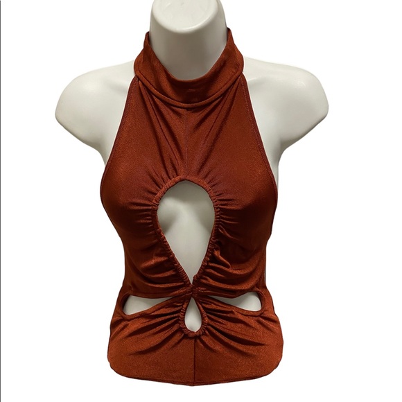 Urban Outfitters | Tops | Halter Top With Cutouts | Poshmark